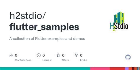 Github H2stdiofluttersamples A Collection Of Flutter Examples And Demos