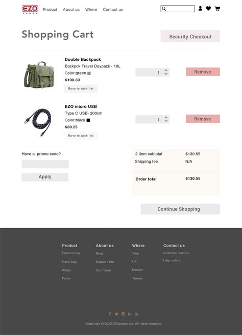 作業成果 購物車頁面 Hahow 好學校