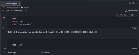 Windows11 Wsl로 Tensorflow 최신버전 Gpu와 연결하기 Step 6 Vscode에서 Ipynb파일을 만들어 Wsl을 통해 Tensorflow 실행