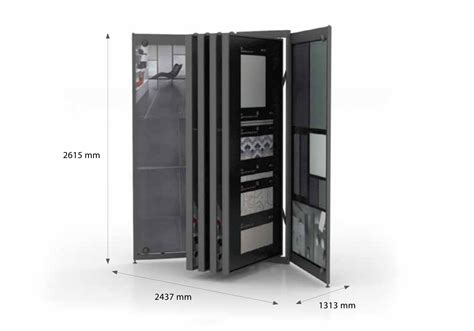 Rotating And Flipping Design Of Ceramic Tile Display Racks Marble Metal Display Stand And