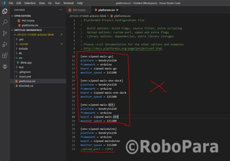 Running Blink Sample On Maixduino Using Platformio With Vscode Robopara