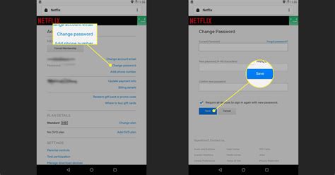 Changing Your Netflix Password