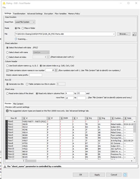 Sheet Name Variable Knime Analytics Platform Knime Community Forum