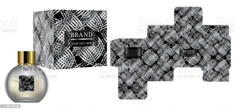 포장 디자인 검은 색 고급 상자 템플릿 및 모형 상자화장품 용기에 라벨 일러스트 벡터 생활필수품에 대한 스톡 벡터 아트 및 기타