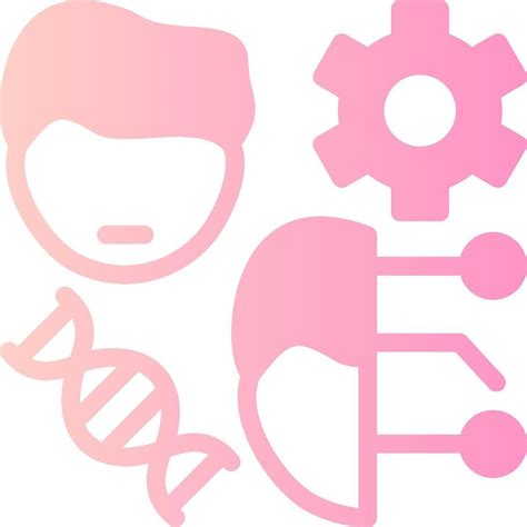 evolutionary algorithm solid multi gradient icon 39493675 vector art at