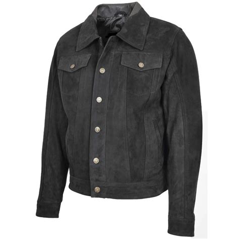 Black Suede Leather Jacket Men Ultimate Leather Jackets