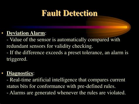 Ppt Fault Detection And Consequence Prevention In Real Time A View From
