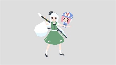 Touhou 3d Models Sketchfab