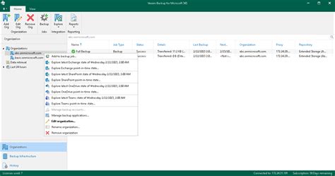 Onboarding For Veeam Backup For Microsoft 365 Step 3 1 Restoration Capabilities Veeam
