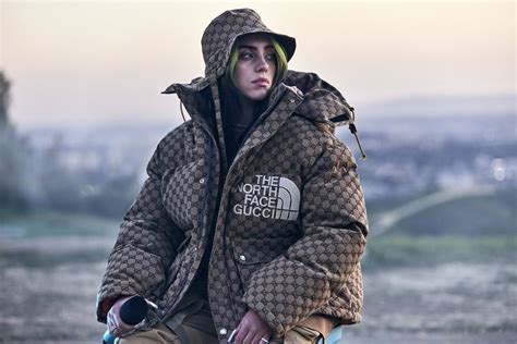 Billie Eilishs Gucci X The North Face Coat At Her Premiere Popsugar Fashion Uk