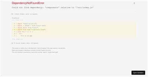 Jsx Webpack Forked Codesandbox