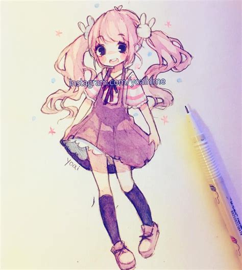 Cute Drawings Of Anime Visual Art Drawing