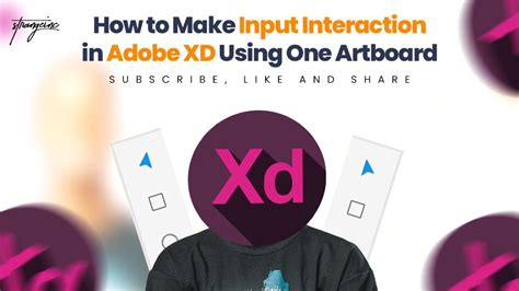 How To Make Input Interaction In Adobe Xd Using One Artboard Web