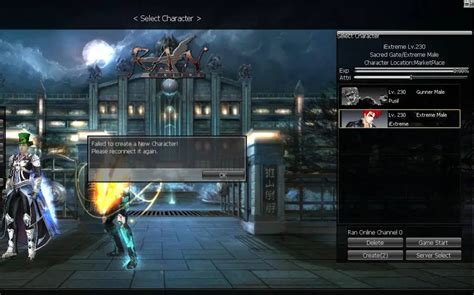 Error Failed To Create New Character Please Reconnect It Again Ragezone Mmo Development Forums