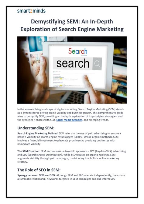 Ppt Demystifying Sem An In Depth Exploration Of Search Engine