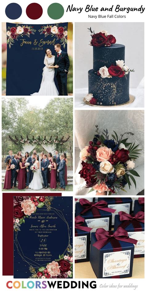 Navy Blue Fall Wedding Fall Color Trends In Mens Wedding Attire