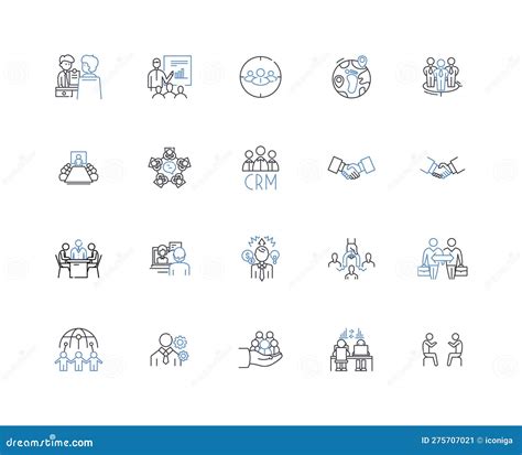 Assembly Line Icons Collection Assembly Parts Compnts Manufacturing Fabrication