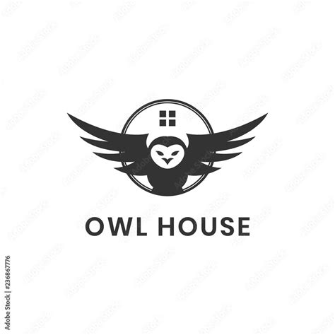 Owl House Logo Design Stock Vector Adobe Stock