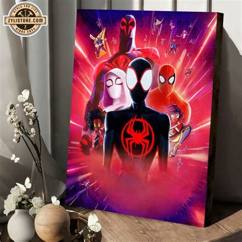 Spider Man Beyond The Spider Verse Poster Canvas