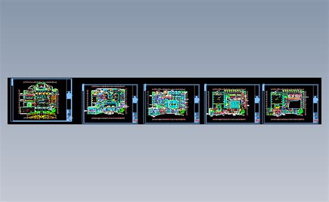 桑拿会所空调及通风平面图 Cad图纸 Autocad 2004 模型图纸下载 懒石网