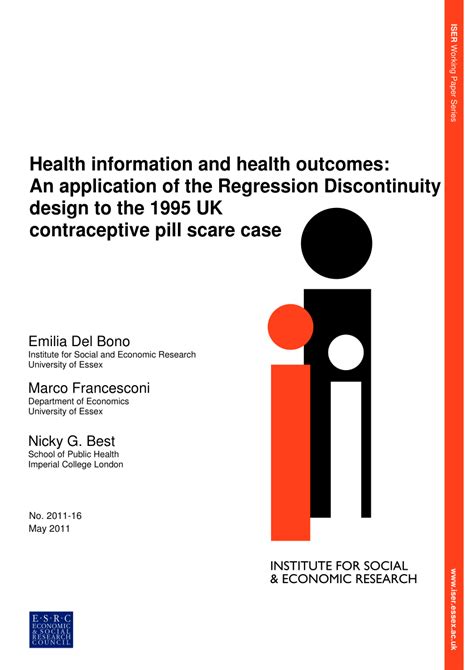 Pdf Health Information And Health Outcomes An Application Of The Regression Discontinuity