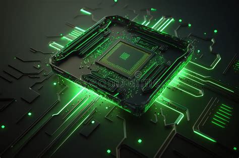 Circuit Board Abstract Technology Stock Illustration Illustration Of