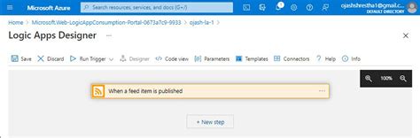 Azure Logic App Automatically Send Email With Rss Feed Trigger