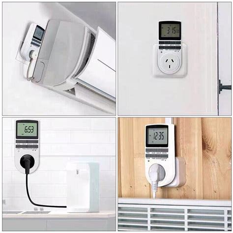 Digital Timer Switch Socket Electric Programmable Power 240v Au Plug
