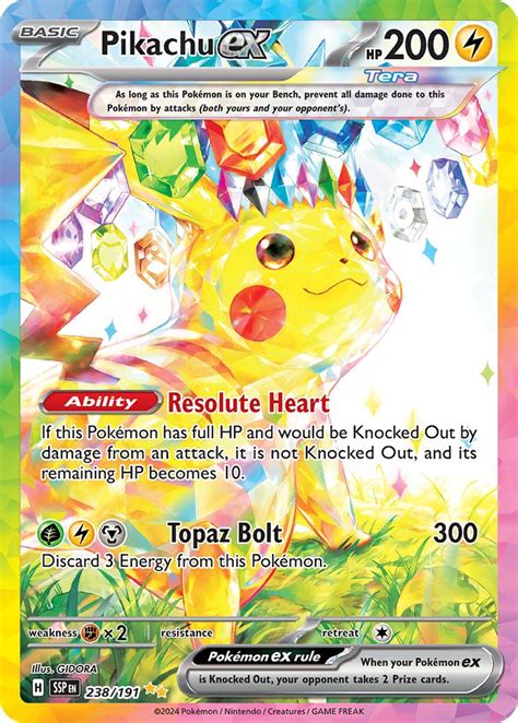 Pikachu Tera Game Breaker Pokemoncard