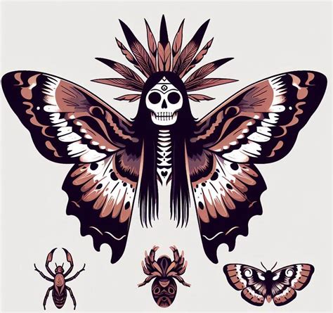 Itzpapalotl Obsidian Butterfly Goddess Of Aztec Mythology