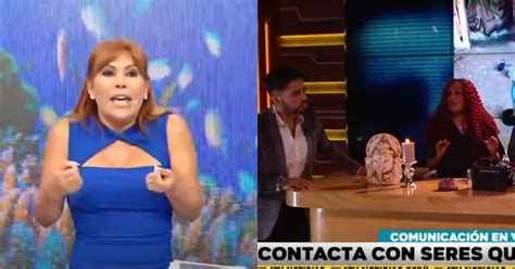 Magaly Medina Critica Segmento Con ‘médium En Noticiero De Su Canal Sobre Caso Alex Brocca
