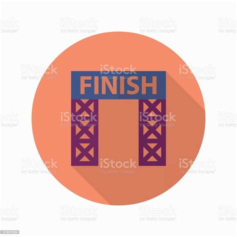 배너 아이콘 벡터 플랫 롱 섀도우 디자인 완료 레이싱 콘 기업 재무와 산업에 대한 스톡 벡터 아트 및 기타 이미지 기업 재무와 산업 배경 주제 벡터 Istock