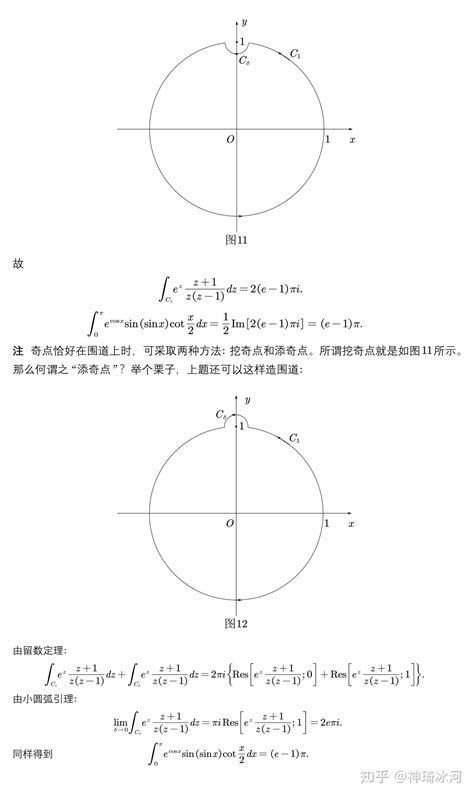 留数定理解决实积分入门 知乎