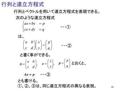 Ppt 線形代数学 Powerpoint Presentation Free Download Id3861043