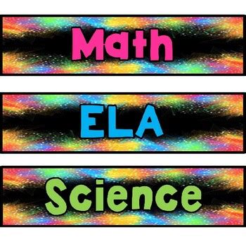 Google Classroom Header Classroom Posters Colored Space By Ms Jills Corner