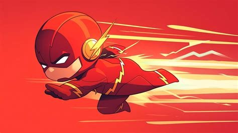 Chibi The Flash Red Desktop Wallpaper Download In Hd And 4k