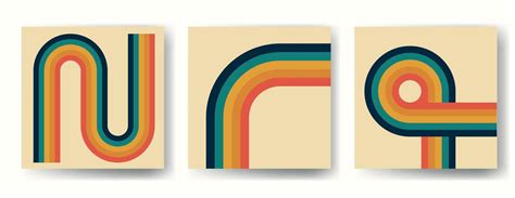 Retro Rainbow Background Vector Art Icons And Graphics For Free Download