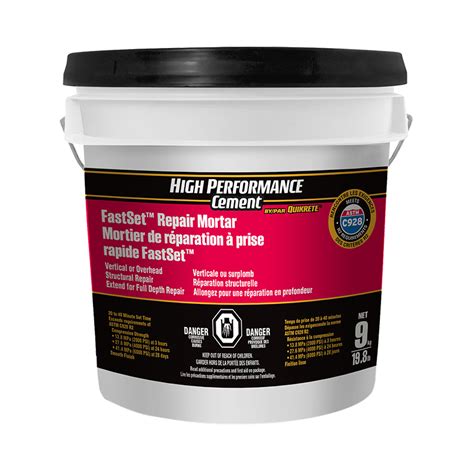 HPC FastSet Mortier de réparation Bomix ca Des solutions en