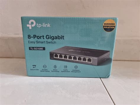Tp Link Tl Sg E Port Gigabit Unmanaged Pro With Vlan Features Switch Computers Tech