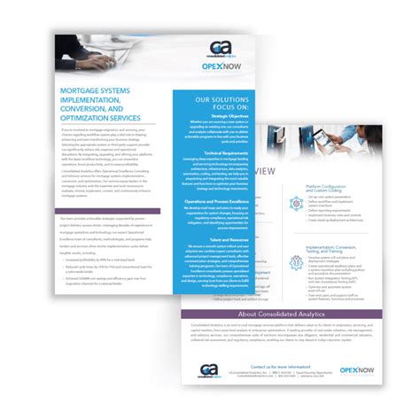 system selection implementation and optimization consolidated analytics