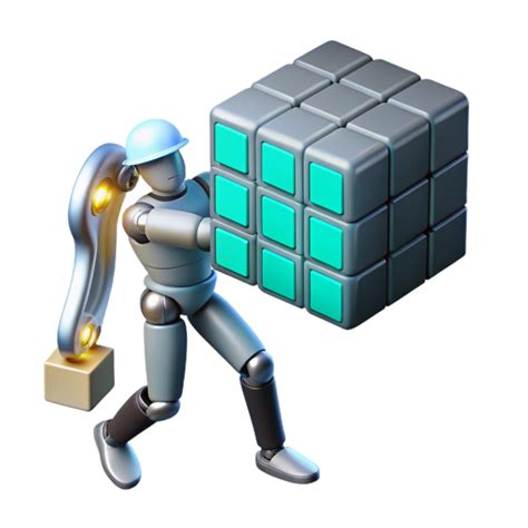Robot Carrying A Cube Puzzle Automation And Problem Solving 54585442 Png