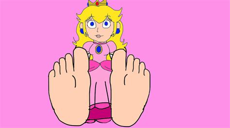 Peachs Cute Foot Tease With Variants By Andrealovessouthpark On