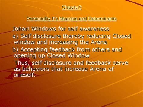 Personality Meaning And Determinants Pdf