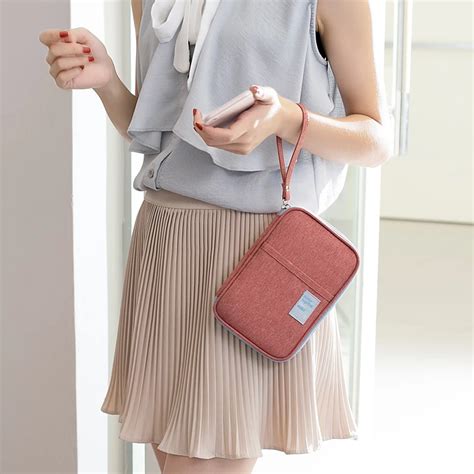 Rfid дорожный бумажник для паспорта водонепроницаемый семейный Держатель для паспорта сумка