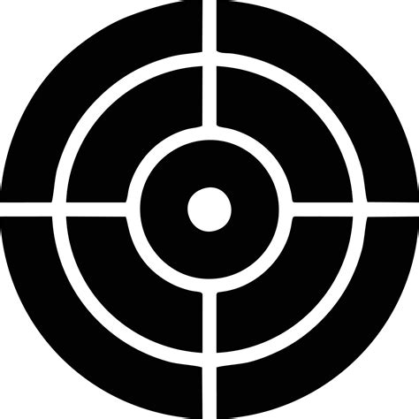 Target Focus Icon Symbol Vector Image Illustration Of The Success Goal