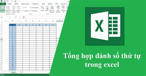 cách đánh số thứ tự trong excel đơn giản nhanh chóng