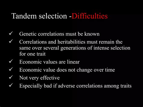 Multiple Trait Selection Pptx