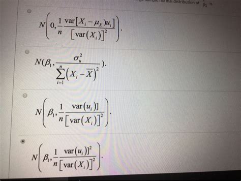Solved Question 8 If The Three Least Squares Assumptions