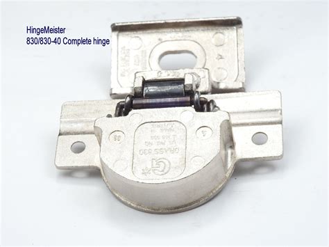 Complete Hinge Grass 830 Hinge And 830 40 Mounting Plate Nickel Hinge Meister