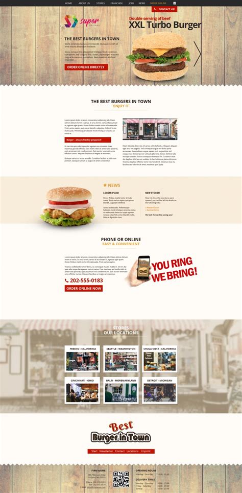 Giga Burger Html Template